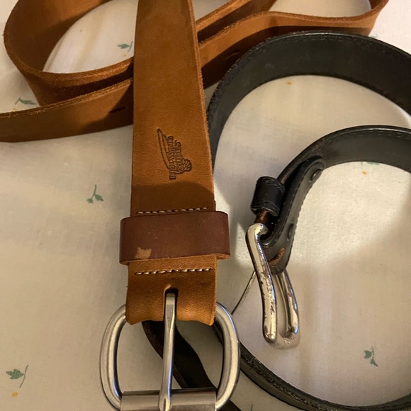 Red Wing | Bags | Mens Leather Belt Set Black And Brown Red Wing | Poshmark
